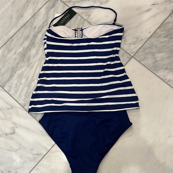 Lauren Ralph Lauren | Swim | Nwt Lauren Ralph Lauren Navywhite Stripe ...